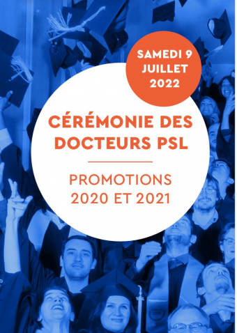 Graduation ceremony for PSL's new doctors in 2020-2021 | PSL